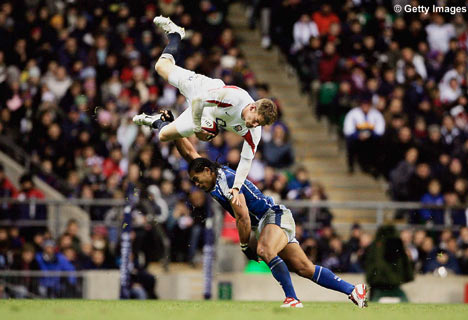 Ty's Awesome Pics: My favorite crazy RUGBY hit